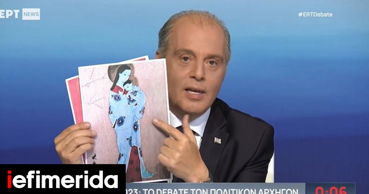 Σόου Βελόπουλου στο debate: «Είναι πρόστυχο» -Εδειχνε φωτογραφίες, με ...