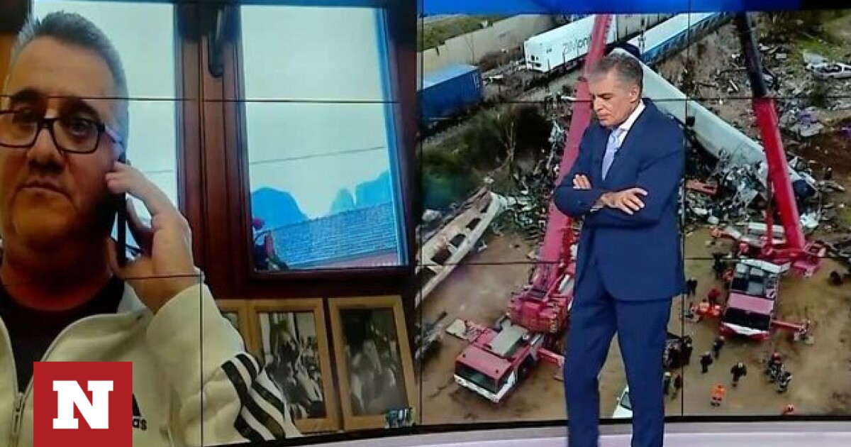 Τέμπη: Η στιγμή που ο Ευαγγελάτος βουρκώνει στον αέρα έχοντας απέναντί ...