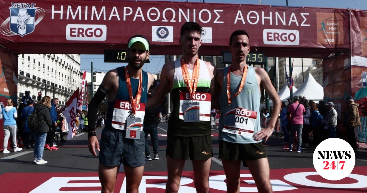 Ημιμαραθώνιος Αθήνας: Ο Νίκος Σταμούλης τερμάτισε πρώτος ...
