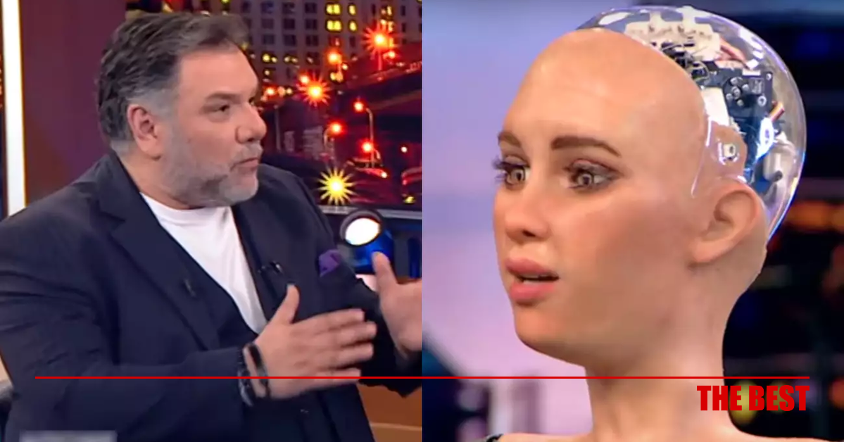 Ρομπότ Σοφία: Η πρώτη συνέντευξη στην ελληνική τηλεόραση - robot sofia ...