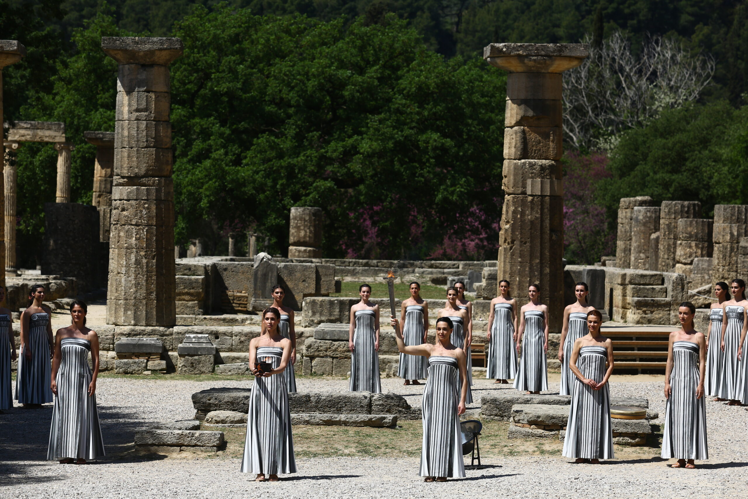 Αφή της Ολυμπιακής Φλόγας: Εικόνες από την τελική πρόβα – Λαμπαδηδρομία ...