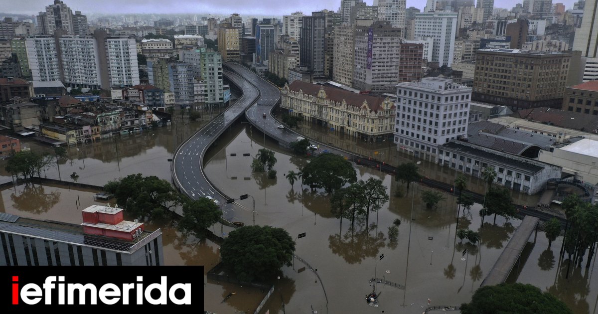 Πλημμύρες στη Βραζιλία: Τα νερά υποχωρούν, καταστροφές άνευ ...