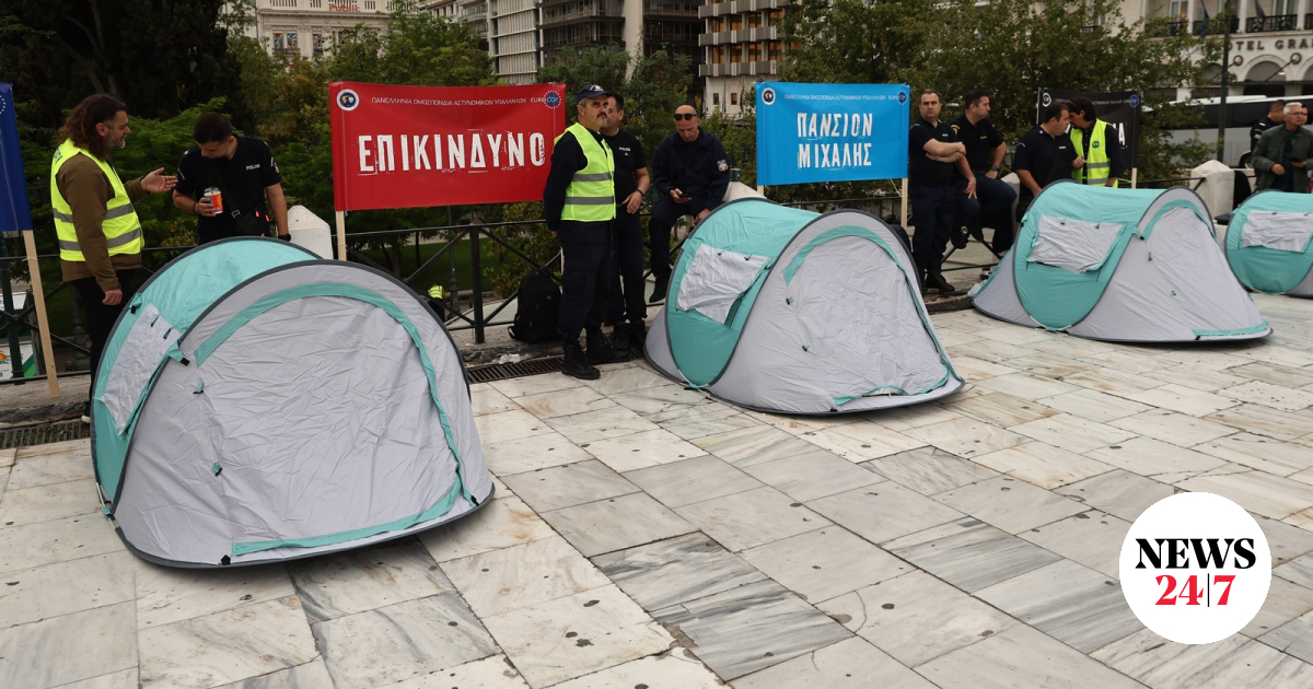 Αστυνομικοί έστησαν σκηνές στο Σύνταγμα - Τι καταγγέλλουν - astynomikoi ...