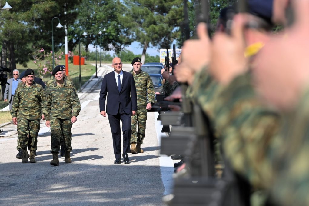 Επίσκεψη και ενημέρωση ΥΕΘΑ Νίκου Δένδια στην 34 Μ/Κ ΤΑΞ στην Άσσηρο ...