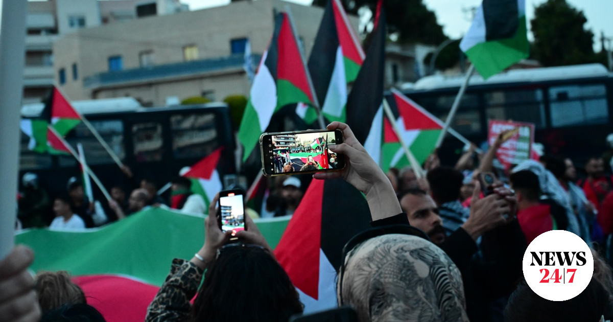 Συλλήψεις για επεισόδια σε πορεία αλληλεγγύης για την Παλαιστίνη ...