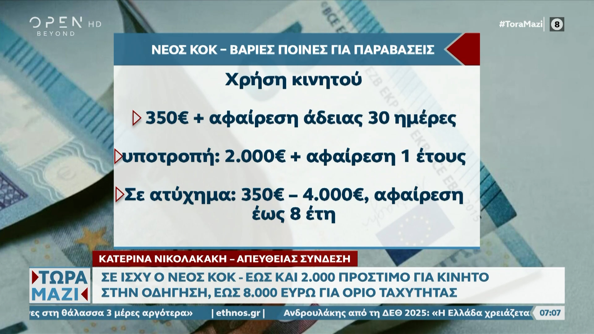 Σε ισχύ ο νέος ΚΟΚ - Έως και 2.000 πρόστιμο για κινητό στην οδήγηση ...