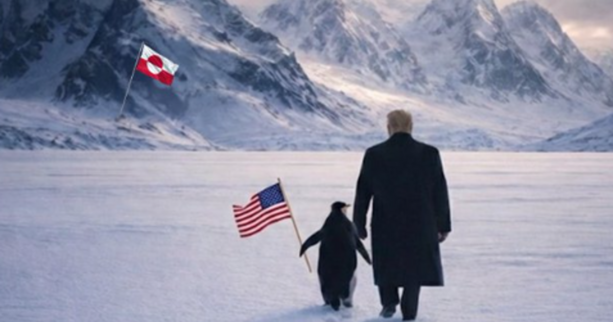 «Δεν υπάρχουν πιγκουίνοι στη Γροιλανδία»: Όλο το X τρολάρει τον Τραμπ ...